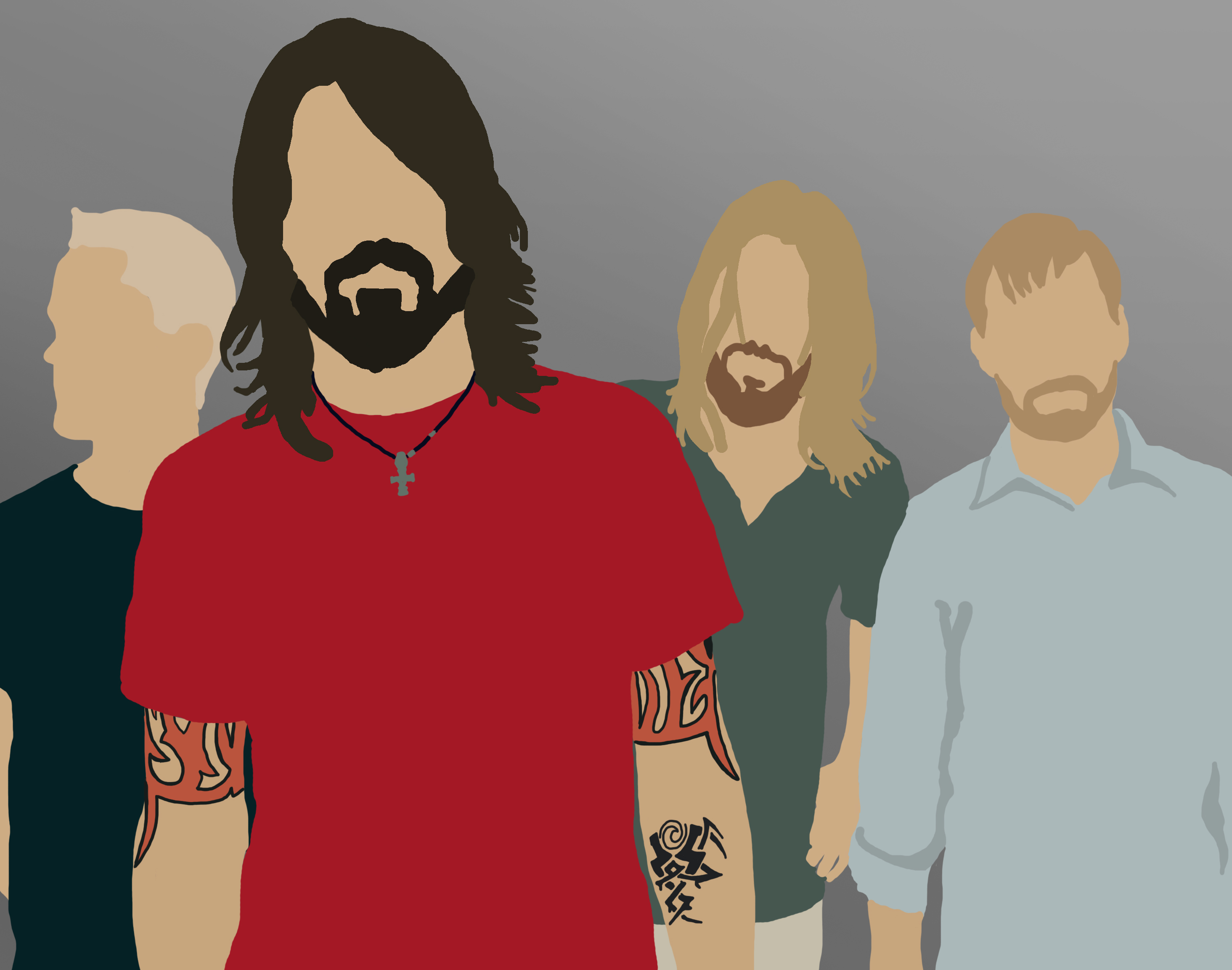 Foo Fighters Drawing – Brandon Hadley